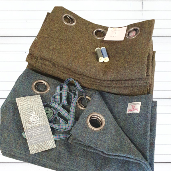 Alba Craft - Harris Tweed Eyelet Curtains